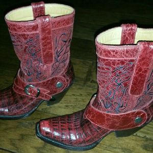 Old Gringo | Shoes | Euc Red Old Gringo Boots | Poshmark